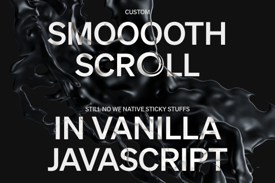 Minimal Smooth and Drag Scroll lib - Webflow